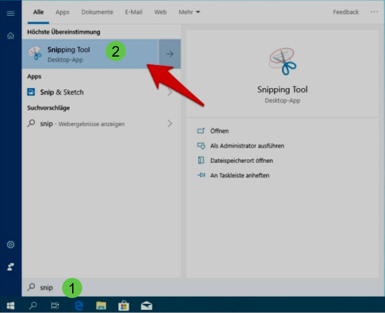 Was ist das Snipping Tool?